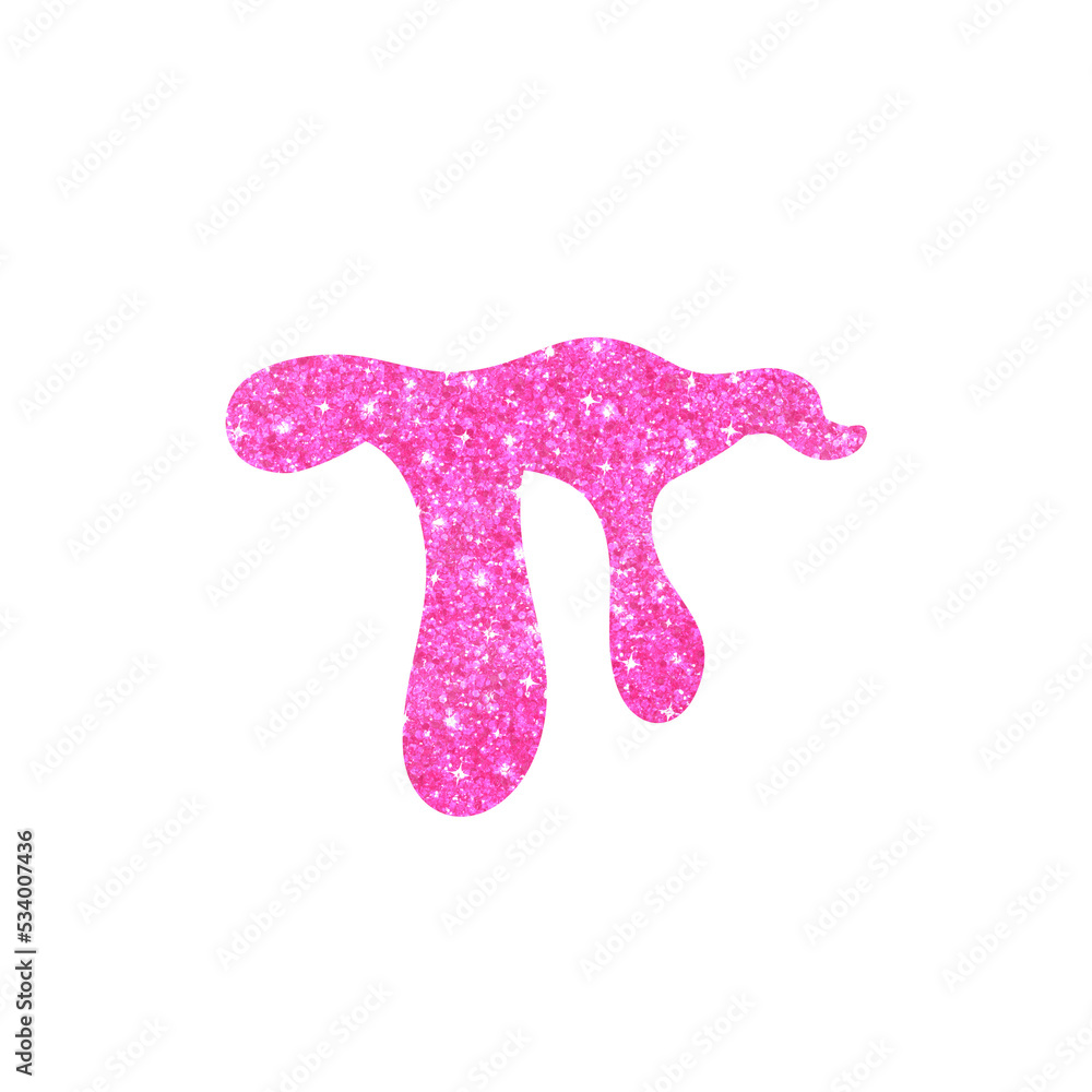 Hot Pink Sparkling Glitter Dripping Border Stock Illustration | Adobe Stock