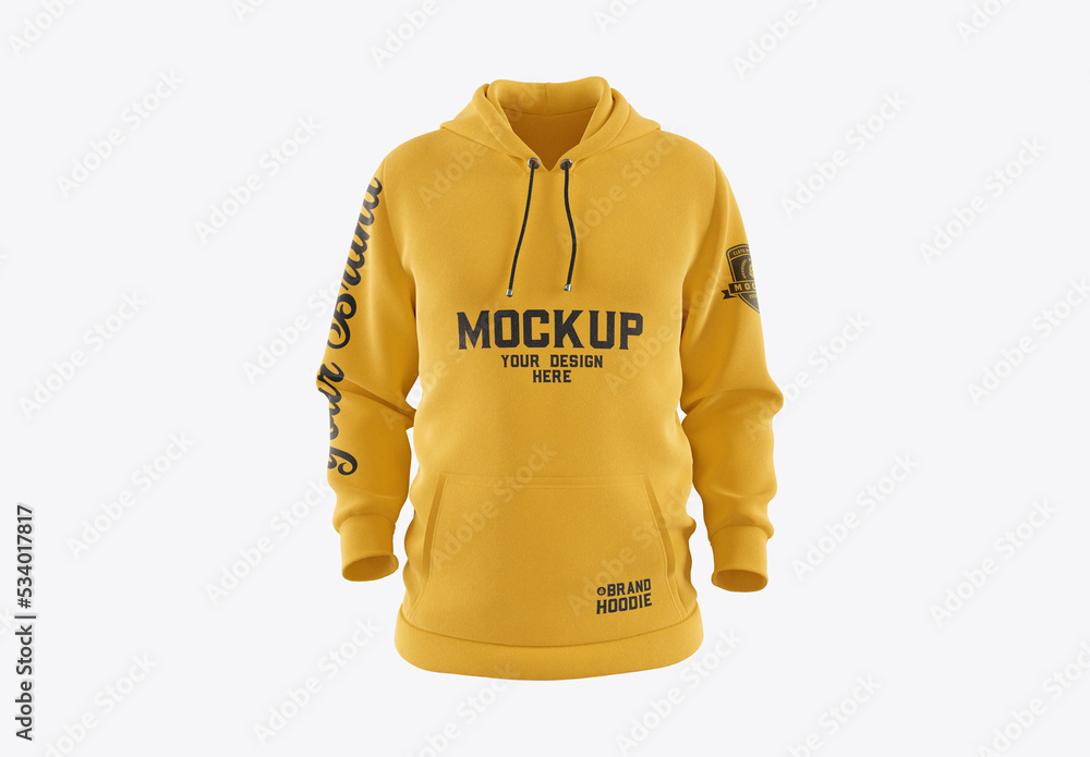 Sweatshirt Hoodie Mockup Stock Template | Adobe Stock