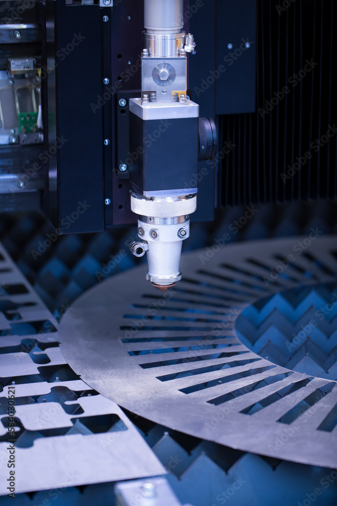 Cnc milling machine. Processing and laser cutting for metal in the ...