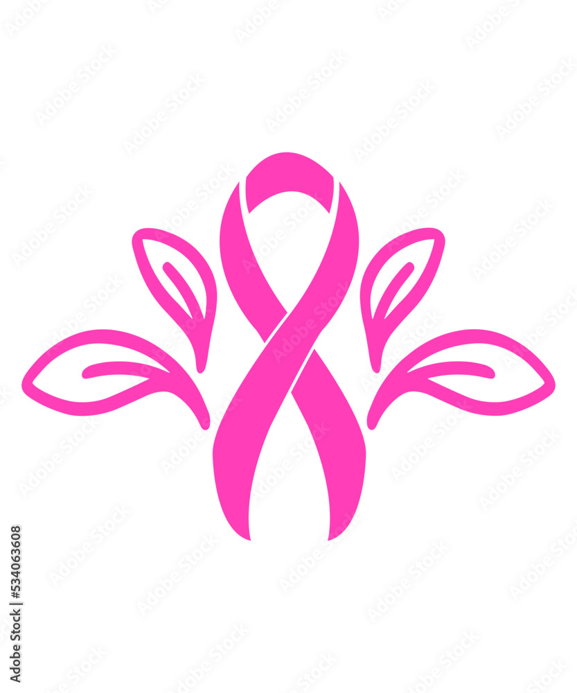 Cancer Awareness Ribbon svg, Awareness Ribbon SVG, Ribbon Svg, Pink ...