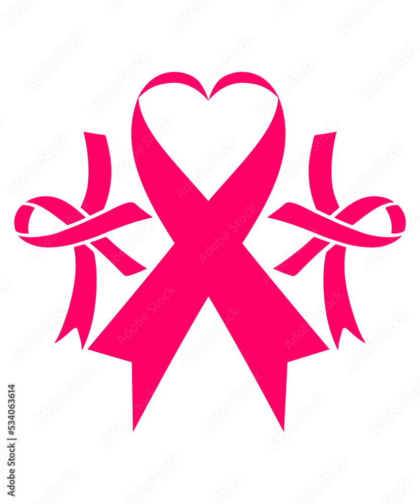 Cancer Awareness Ribbon svg, Awareness Ribbon SVG, Ribbon Svg, Pink ...