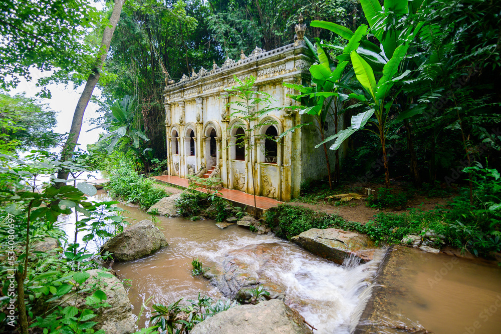 Buddhist Wat Palad Pha Lat Wat Sakithaka Forest Temple in Chiang Mai ...