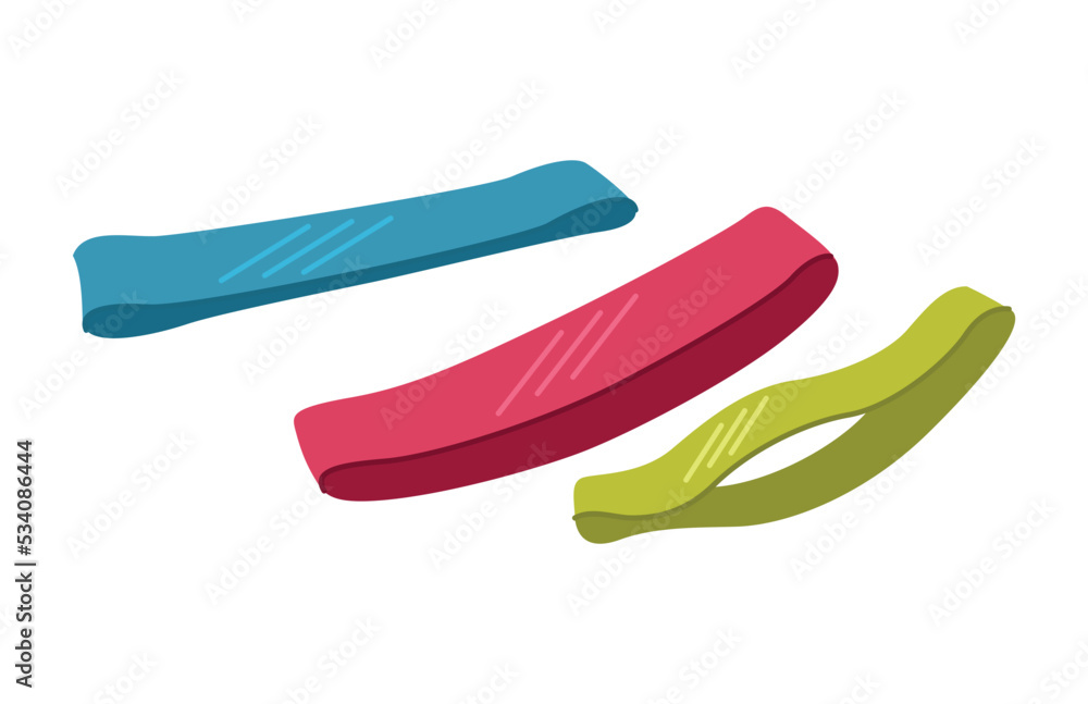 Sport expander icon. Inventory for strengthening muscles, rubber ...