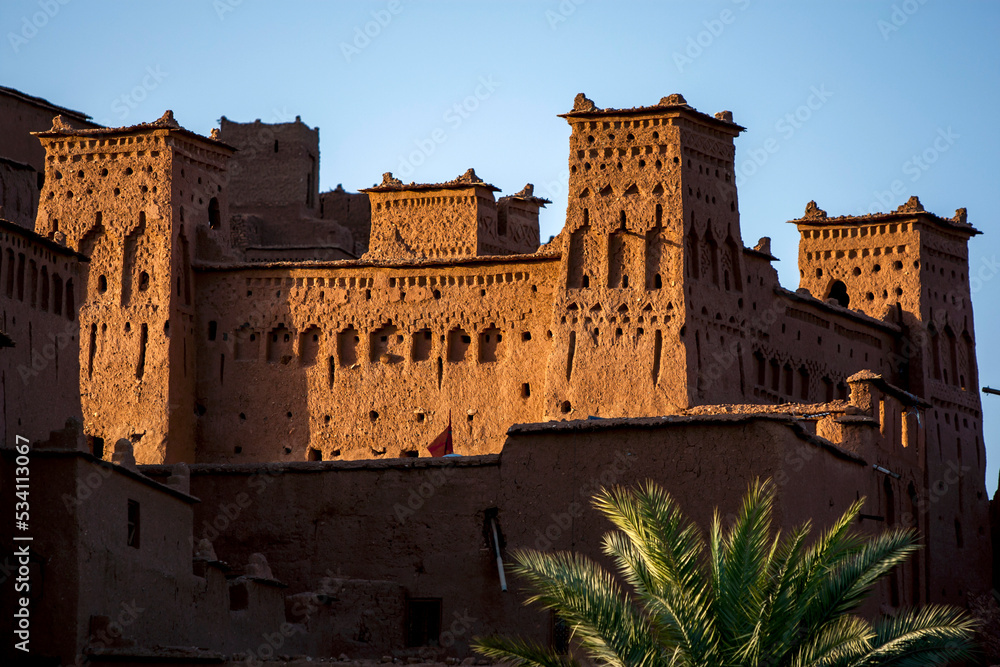 The magnificent fortified city of Ait Benhaddou, located in the High ...