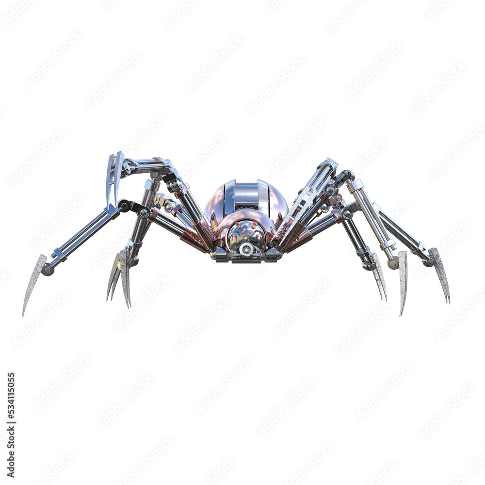 Mechanical Spider Artificial Intelligence. High resolution image ...