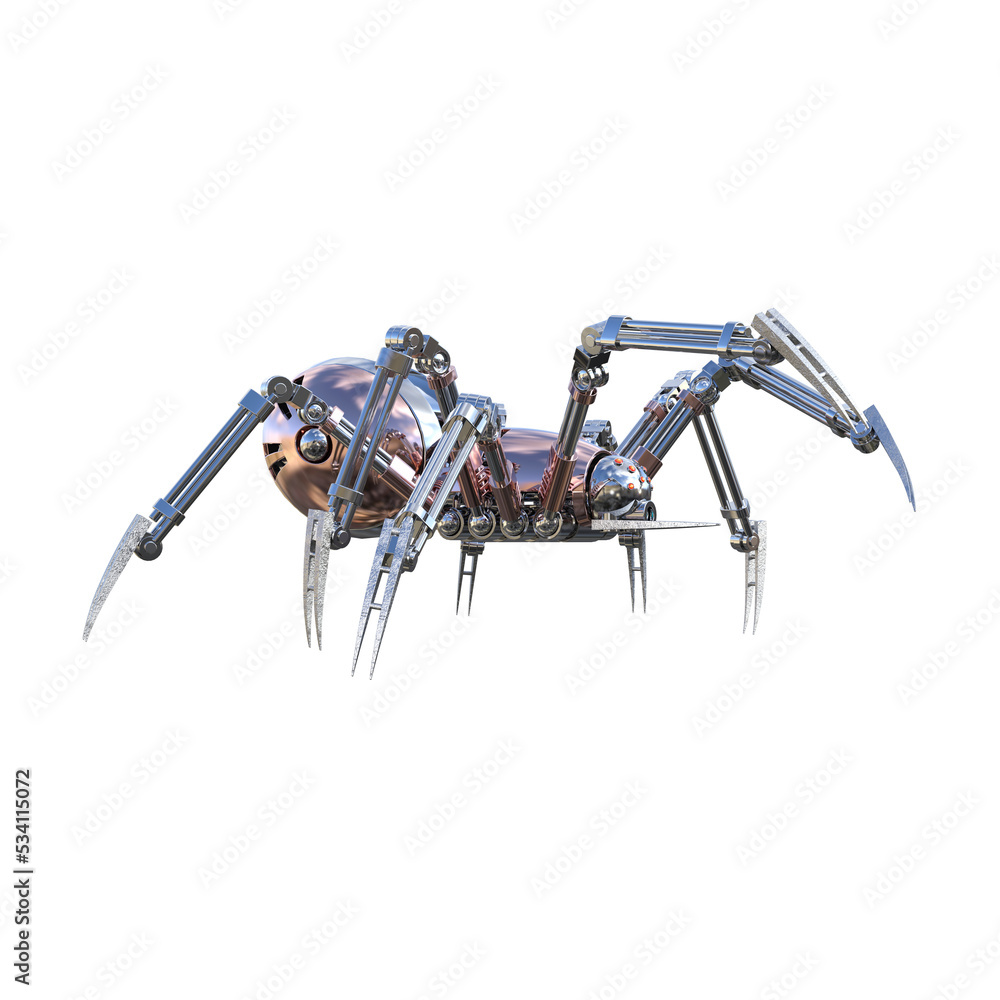 Mechanical Spider Artificial Intelligence. High resolution image ...