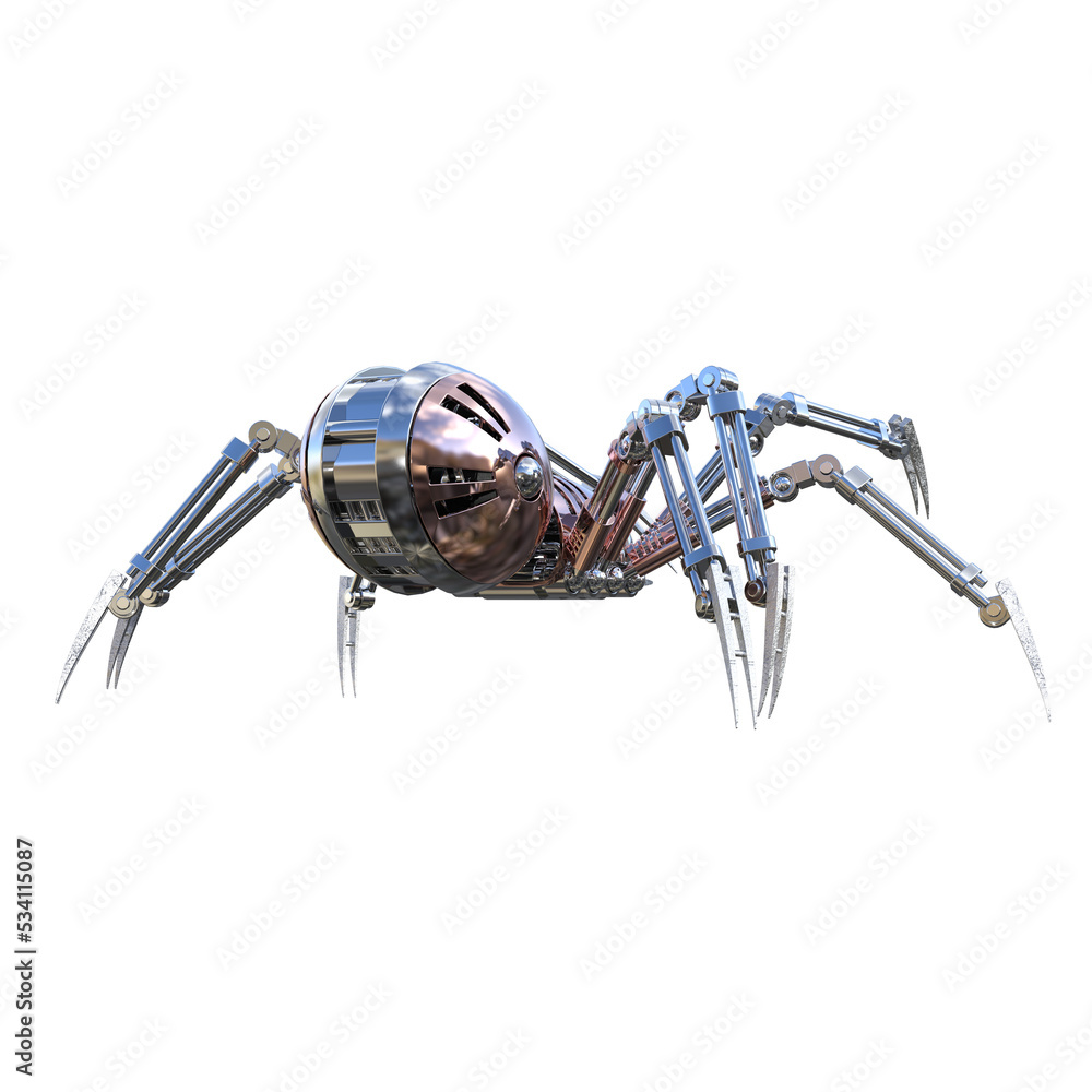 Mechanical Spider Artificial Intelligence. High resolution image ...