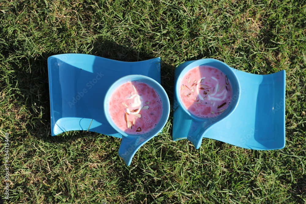 Noon Tea Also Known Kashmiri Chai Is Traditional Tea In Pakistan Stock ...