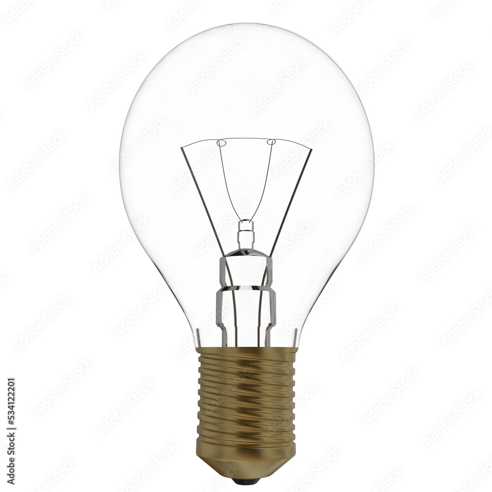Idea light bulb flat lay Template Edison retro light bulb for glowing ...