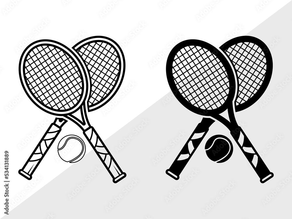 Tennis SVG, Tennis Racket Svg, Tennis Ball Svg, Sports Svg, Tennis ...