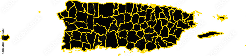 Map - Puerto rico , Map of Puerto rico,Vector illustration eps 10 ...