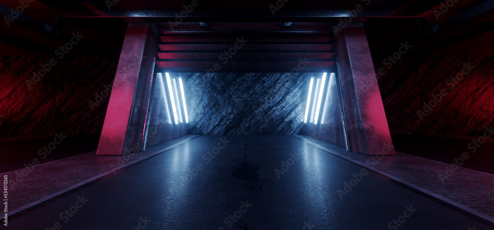 Underground Neon Cyber Sci Fi Futuristic Rock Wall Cement Concrete ... Underground Neon Cyber Sci Fi Futuristic Rock Wall Cement Concrete ...