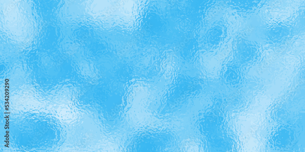 Frosted glass texture.Blue glass texture background.Light matte surface ...