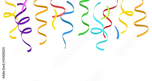 Party Streamers Clipart