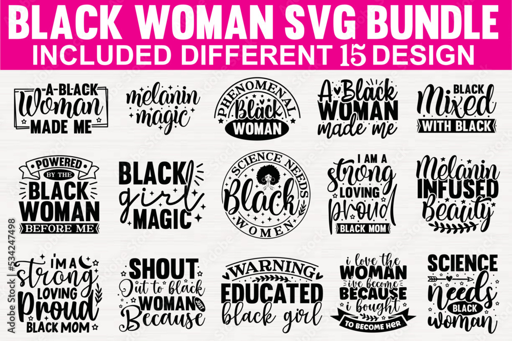 Afro Woman Svg Bundle, Afro Girl Svg ,Afro Svg, Afro Lady Svg ,Afro ...