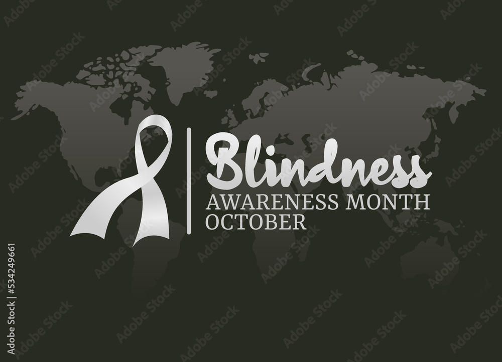 vector graphic of blindness awareness month good for blindness ...