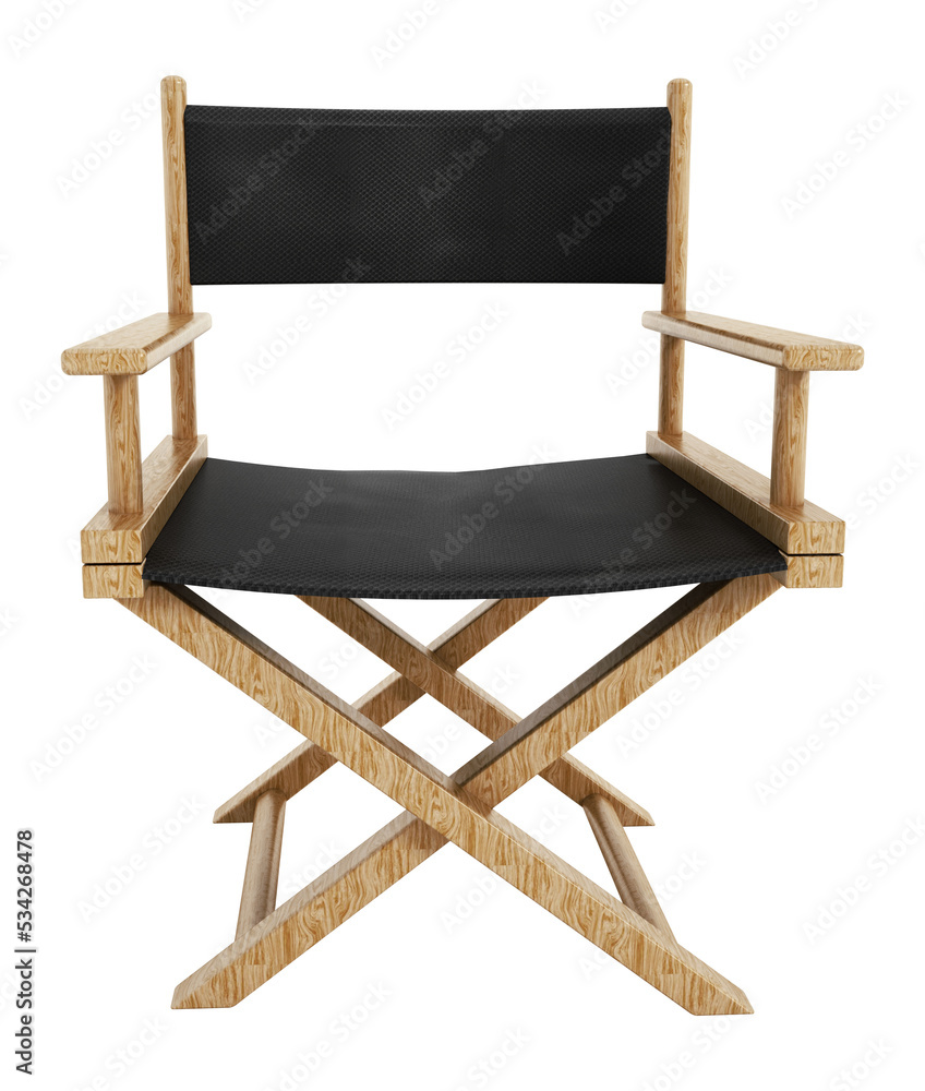 Director chair on transparent background Stock Illustration | Adobe Stock