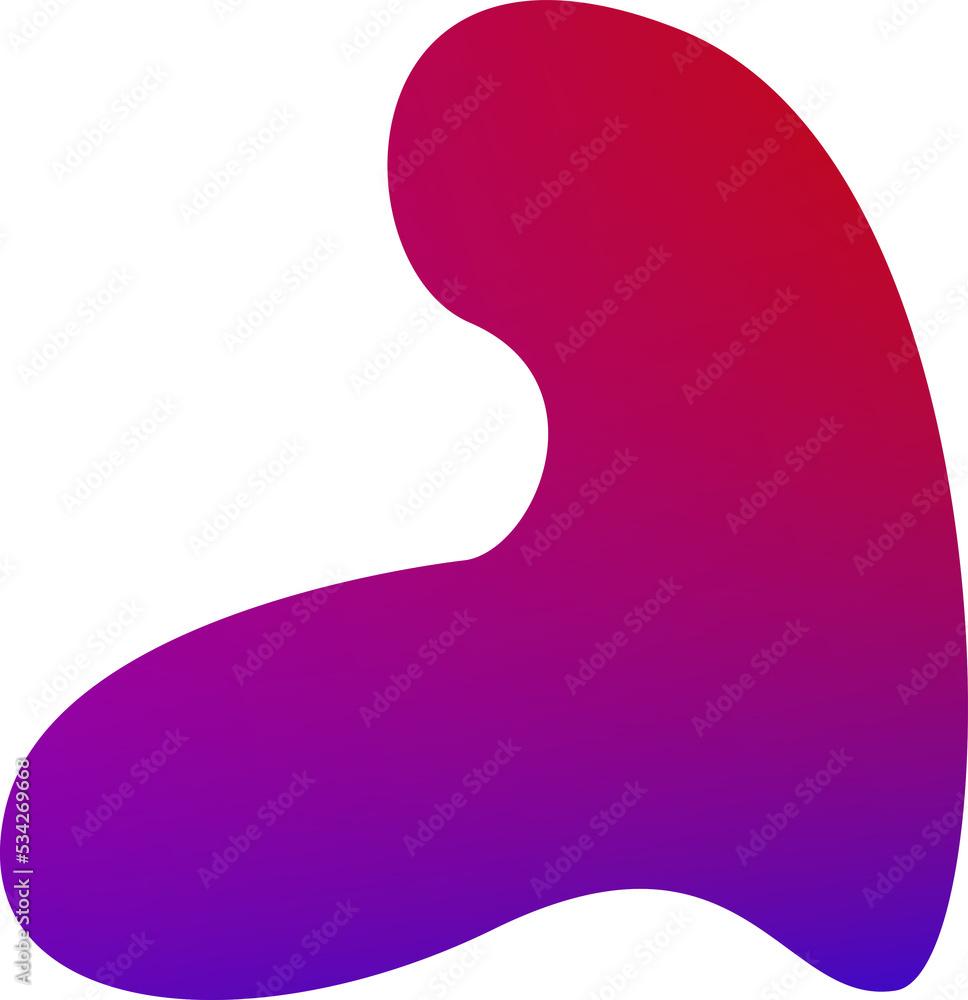 Blob design shape. PNG with transparent background Stock Illustration ...