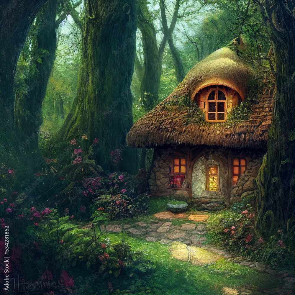 Fairytale Cottage In The Woods