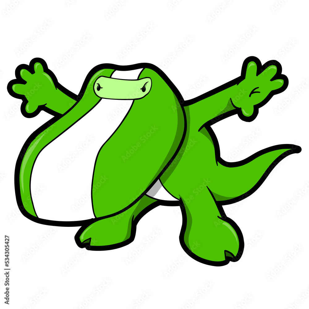 Cute Ninja Warrior Alligator PNG with transparent background Stock ...