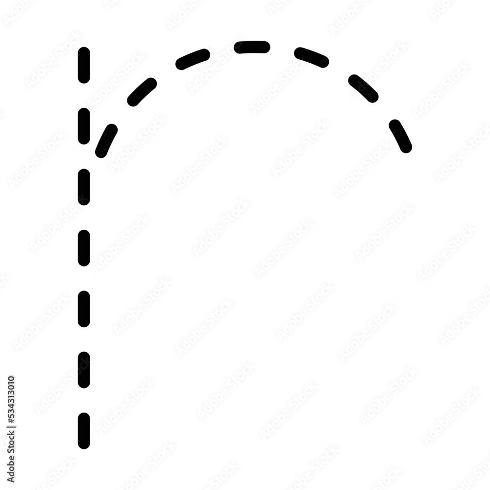 Tracing Alphabet lowercase small letter r prewriting dotted line ...