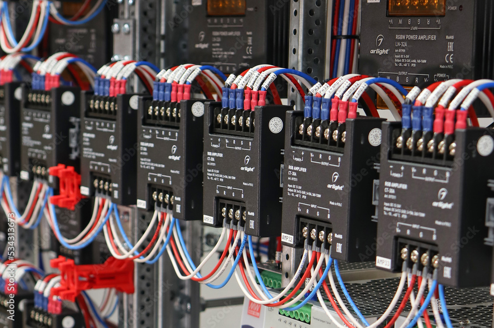 Drivers for LED lighting of apartments installed in the electrical ...