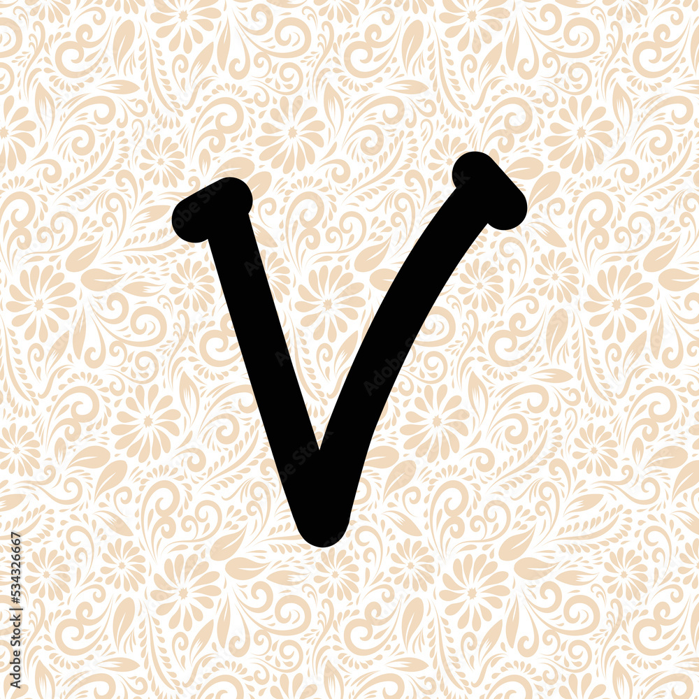 Jelly Bean Alphabet V LOWER , Black alphabet vector, alphabet vector ...