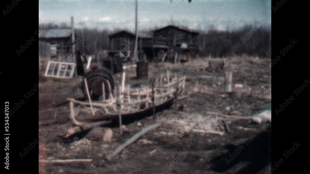 Remote Alaskan Village 1957 - Views from a remote Alaskan village in ...