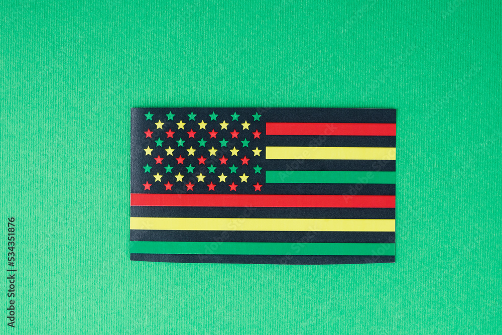 Pan-african flag. African America flag. Juneteenth, Freedom Day ...