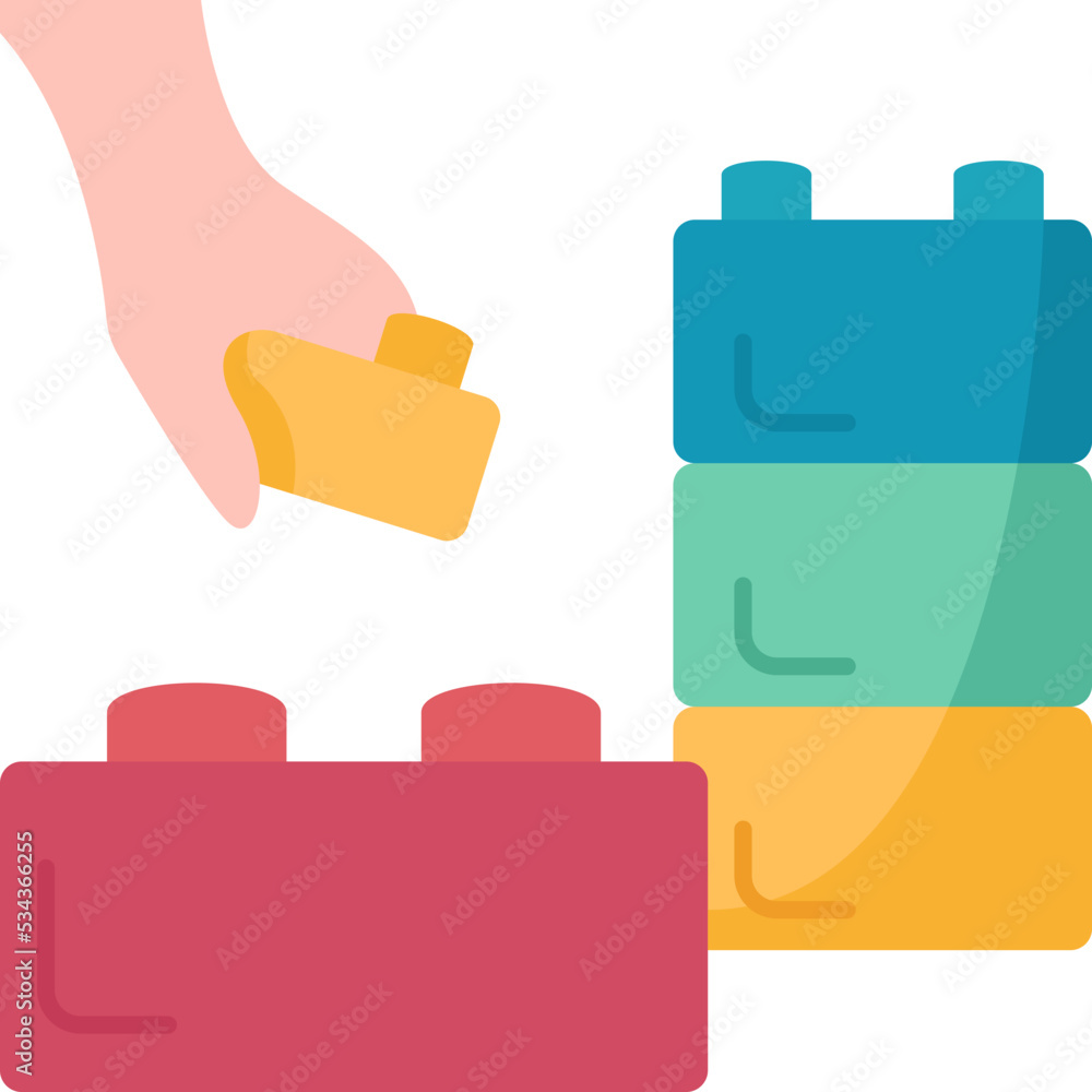 lego icon Stock Vector | Adobe Stock