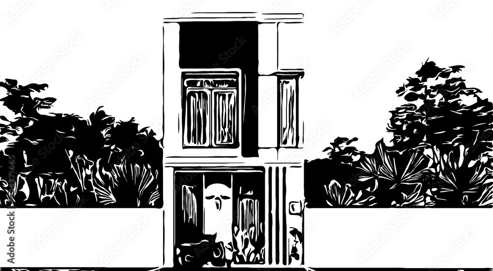 house design sketch, home interior and exterior designs sketch no ...