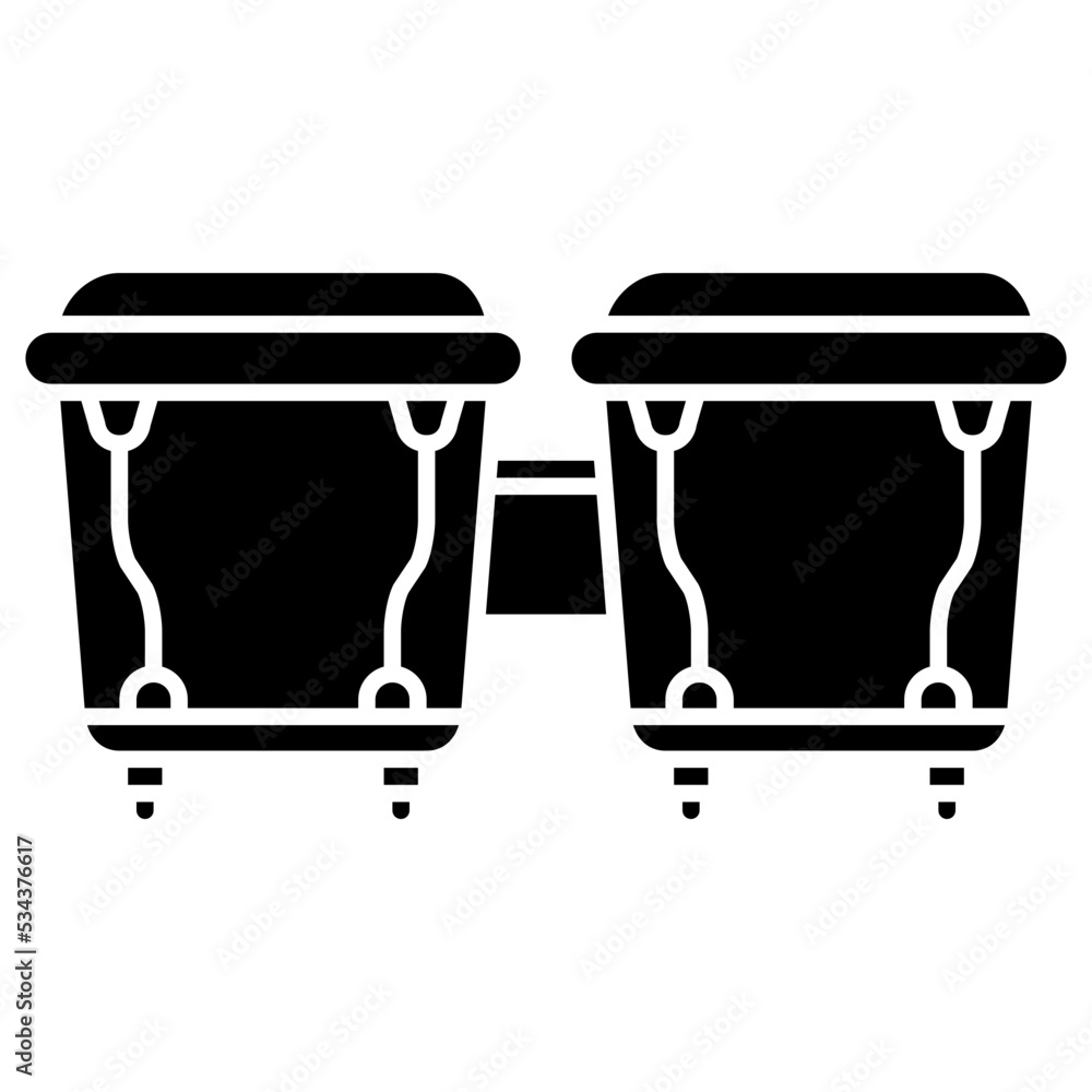 bongo icon Stock Vector | Adobe Stock
