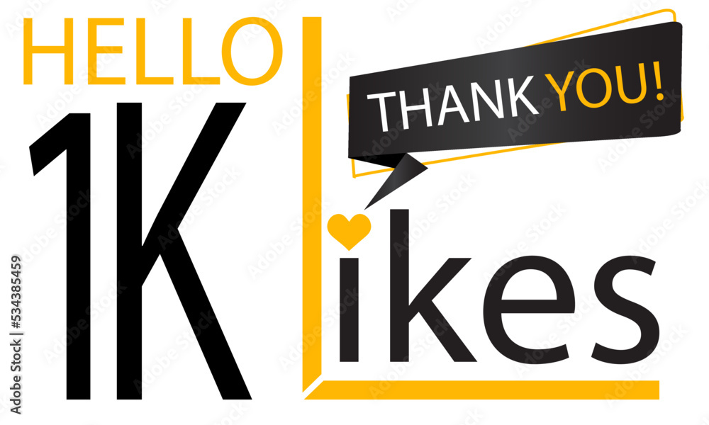 Thank You like banner vector illustration on white background Stock ...