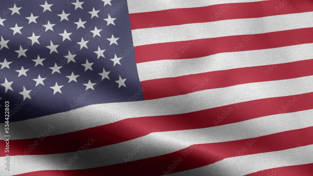 Flag Of United States - United States Flag High Detail - National flag ...