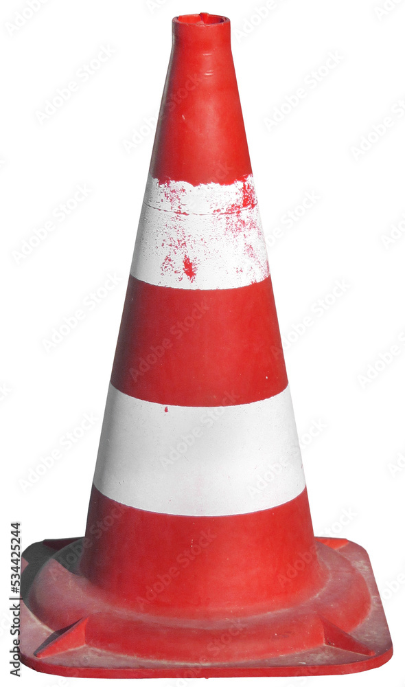 Poster Realistic road bollard traffic cone isolated – Wall Art | UkPosters