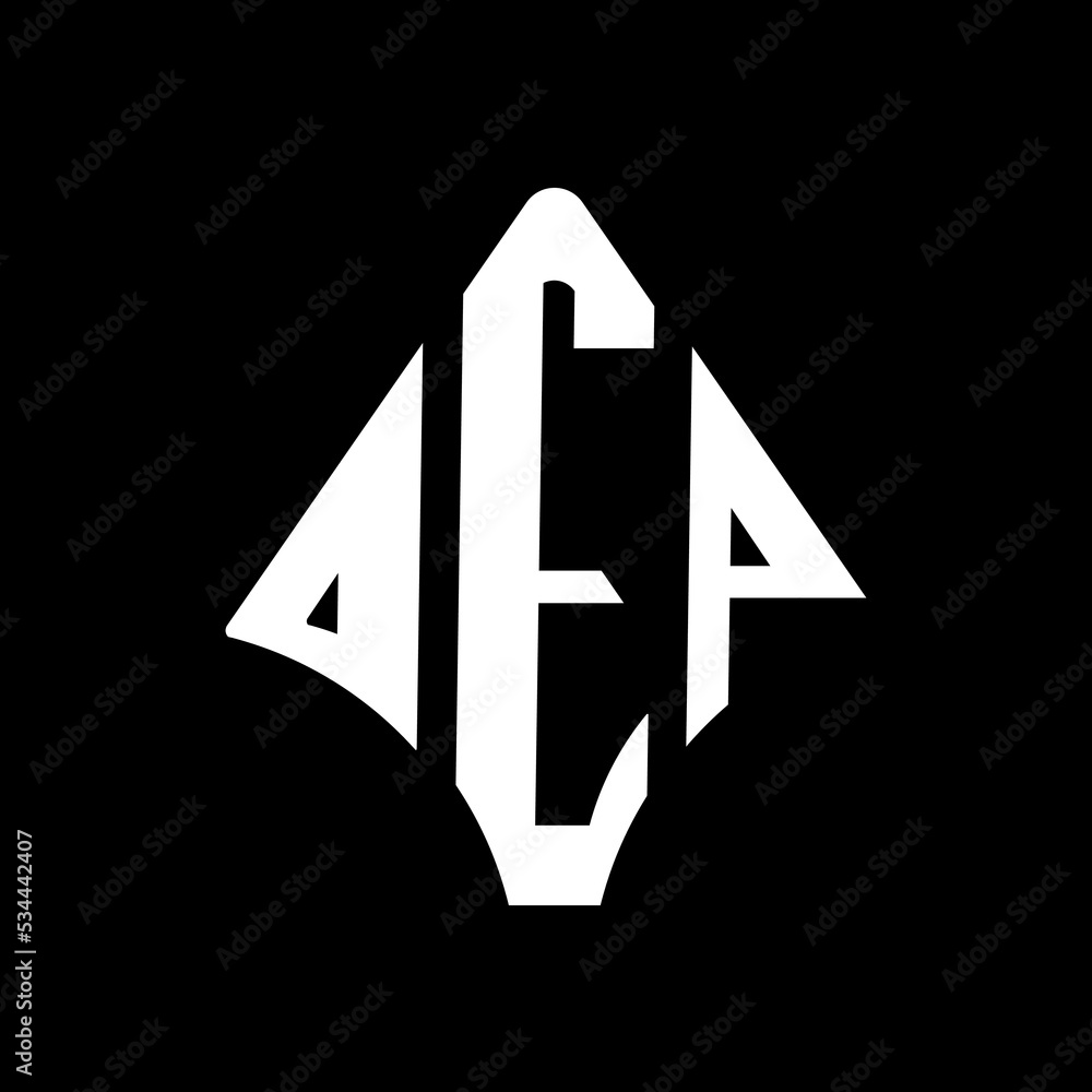 DEP logo. DEP letter. DEP letter logo design. DEP modern and creative ...