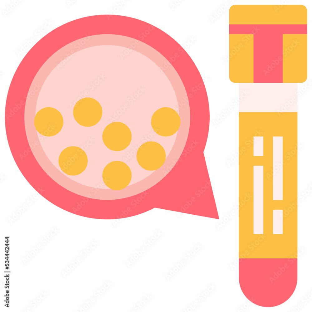 Blood colesterol icon symbol element Stock Vector | Adobe Stock