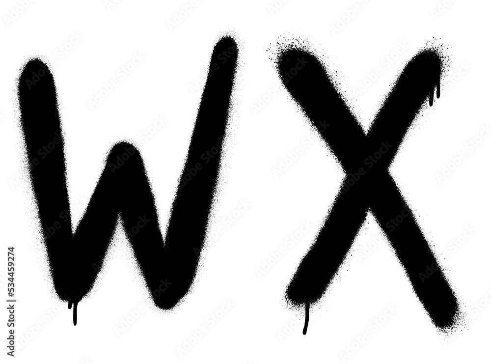 The Letter W In Graffiti