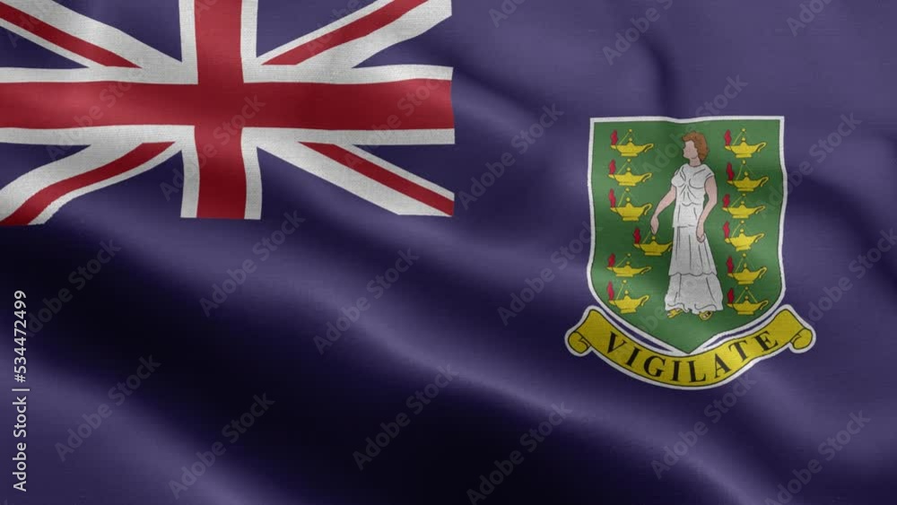 Flag Of British Virgin Islands - British Virgin Islands Flag High ...