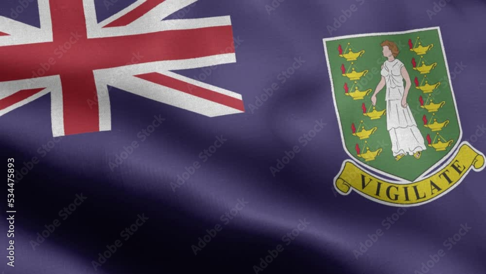 Flag Of British Virgin Islands - British Virgin Islands Flag High ...