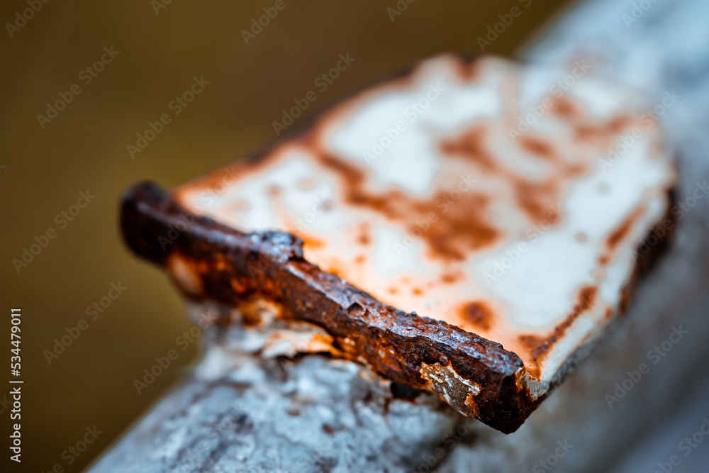 Rust on steel plates around welds when outdoors, Rusty on Steel, Rusty ...