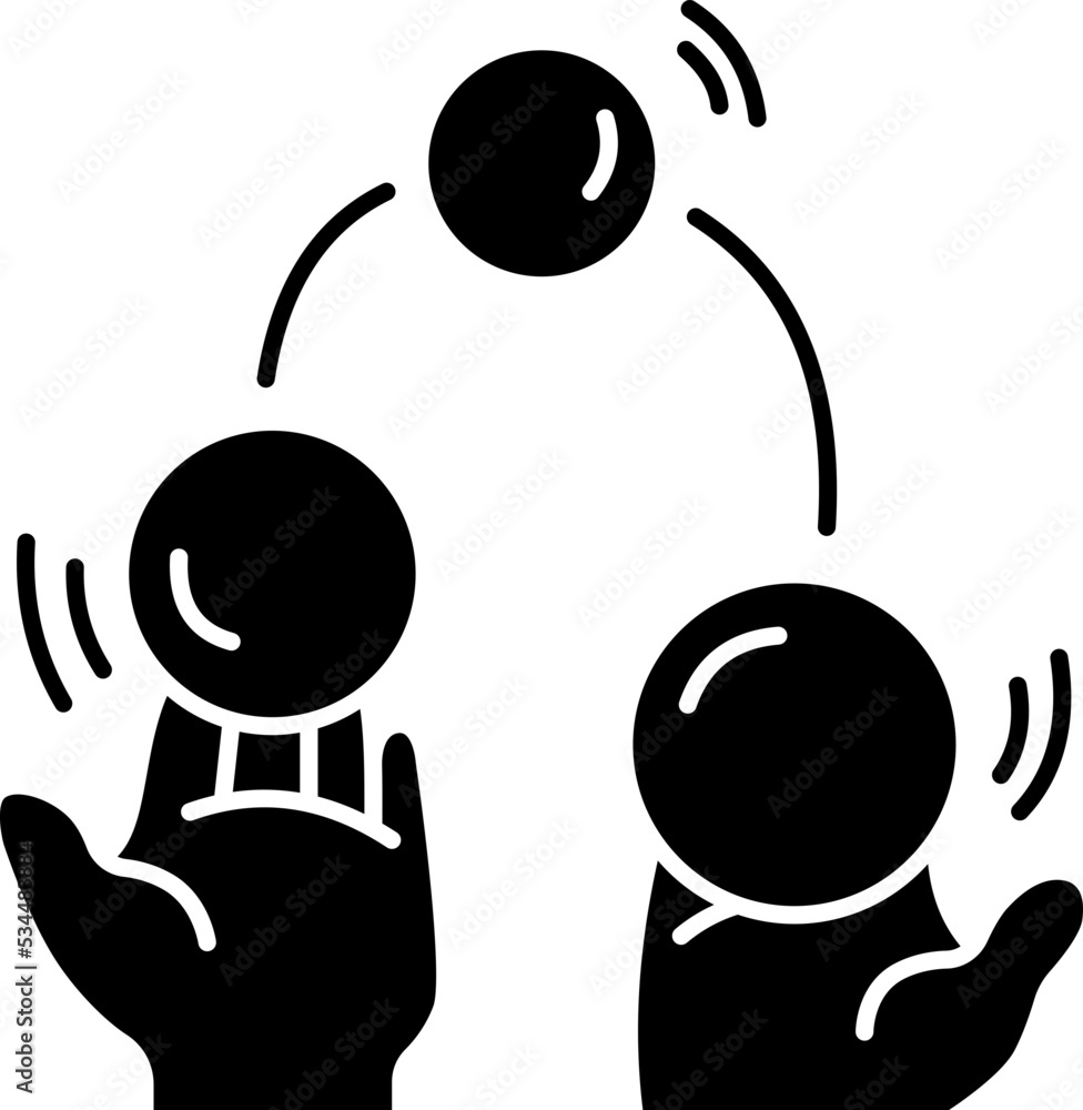 juggle icon Stock-Vektorgrafik | Adobe Stock