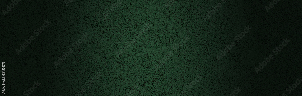 Elegant dark green background with black shadow border and old vintage ...