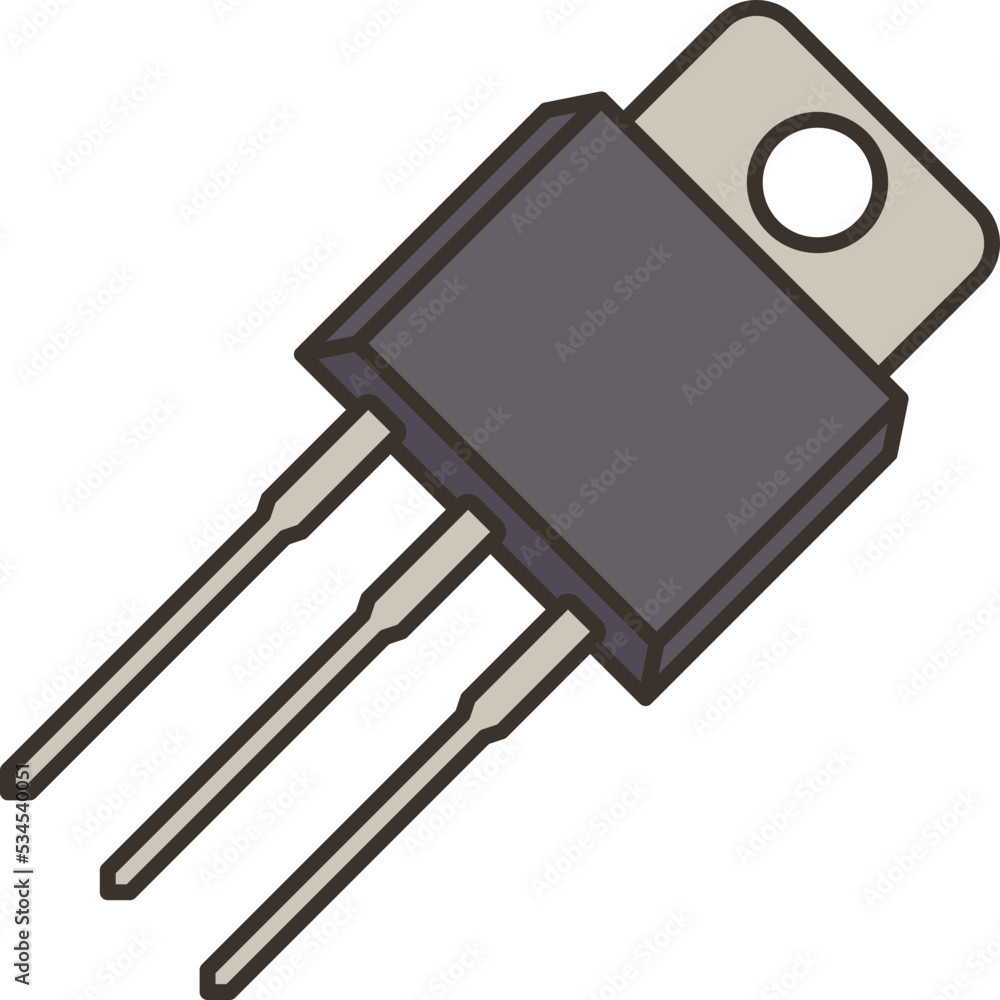 mosfet icon Stock Vector | Adobe Stock