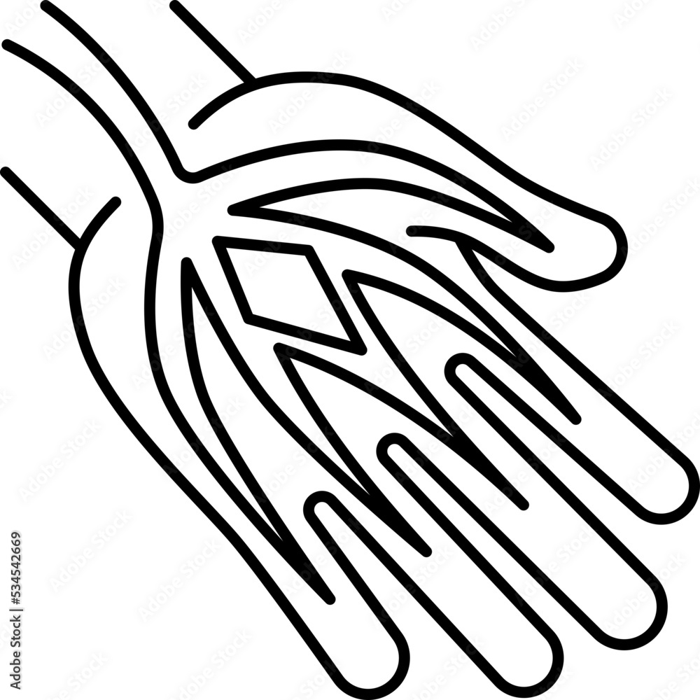 nerve icon Stock Vector | Adobe Stock