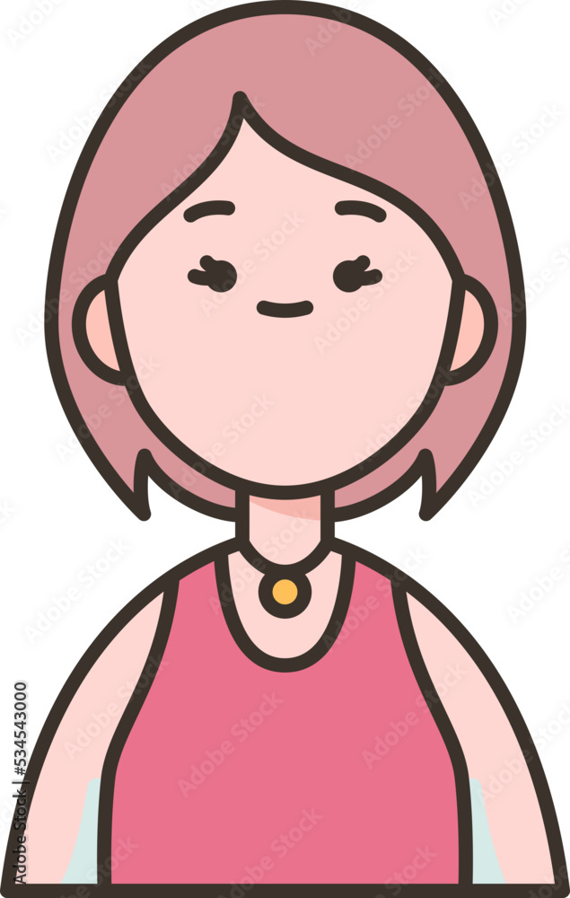 niece icon Stock Vector | Adobe Stock