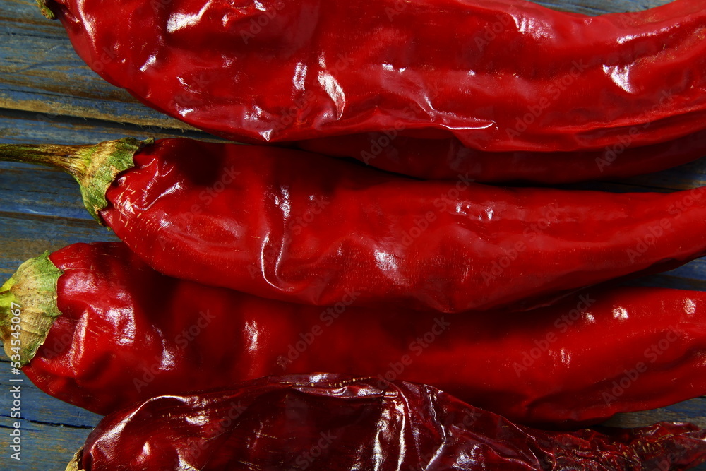 Foto Stock dry organic kashmiri red chili pepper well known for dark ...