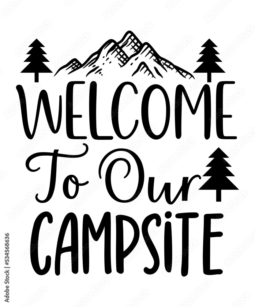 Vektorová grafika „camping svg bundle Camping SVG Bundle, Camping Crew ...