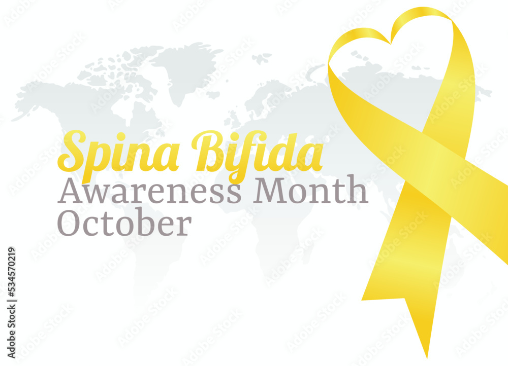 vector graphic of spina bifida awareness month good for spina bifida ...