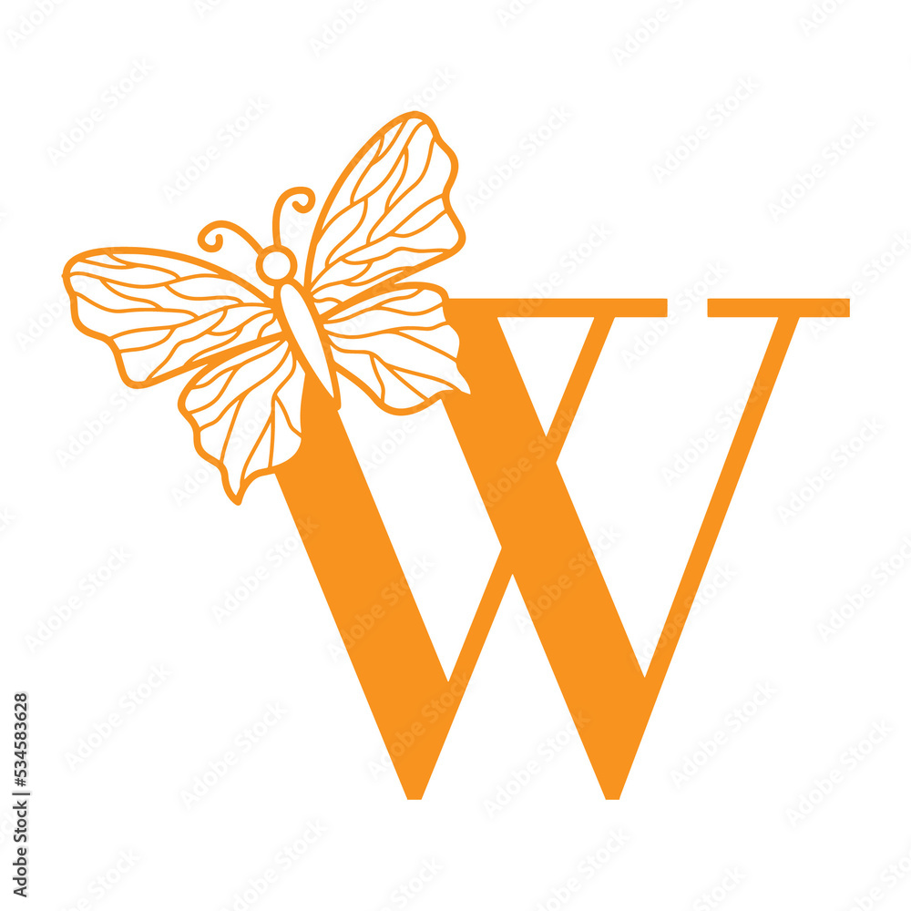 Butterfly Alphabet and Number clipart, Butterfly clipart png, Butterfly ...